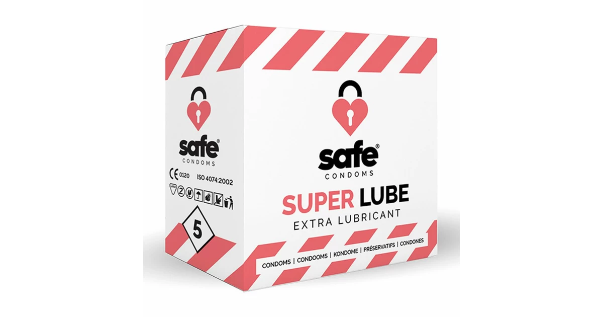 Safe Super Lube Condoms Extra Lubricant - Prezerwatywy ️ Sensu sklep