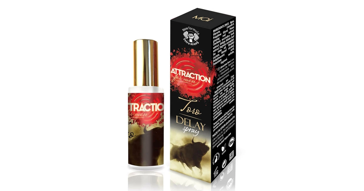 Attraction Retarding Spray Toro 30 Ml - Spray opóźniający wytrysk ️ ...